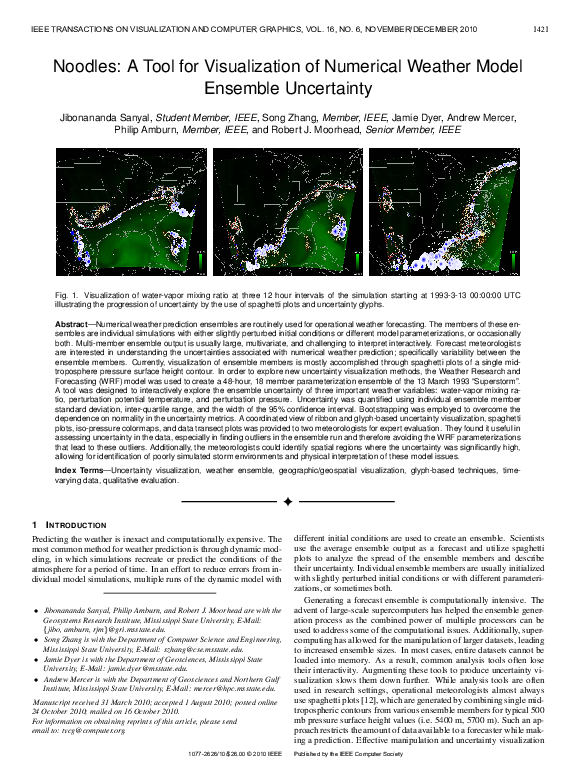 (PDF) Noodles: A Tool for Visualization of Numerical Weather Model ...