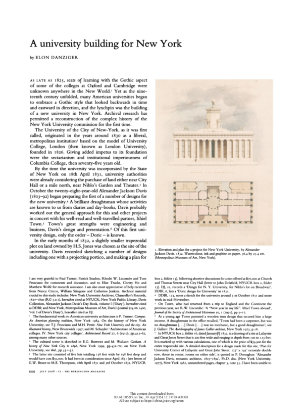 (PDF) A university building for New York