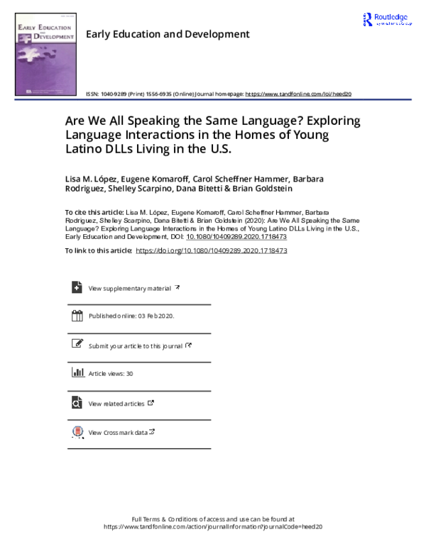 (PDF) Are We All Speaking the Same Language? Exploring Language ...