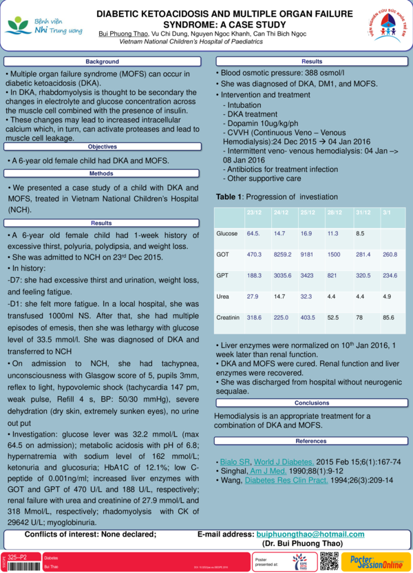 (PDF) Diabetic Ketoacidosis and Multiple Organ Failure Syndrome: A Case Study