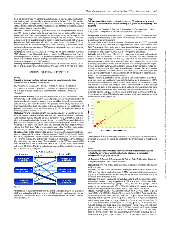 (PDF) P1773Impact of coronary artery calcium score on cardiovascular ...