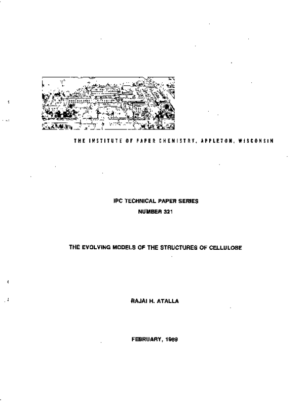 (PDF) The evolving models of the structures of cellulose | Rajai Atalla ...
