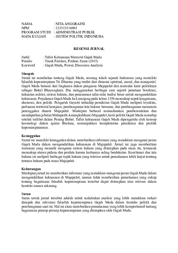 (PDF) RESENSI JURNAL