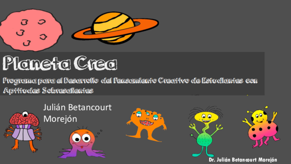 (PDF) Programa de Estimulacion del Pensamiento Cretivo Planeta Crea