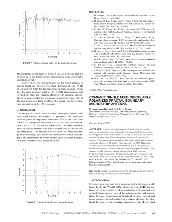 (PDF) Compact single feed circularly polarized fractal boundary ...