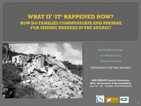(PDF) What if 'it' happened now? How do families communicate and ...
