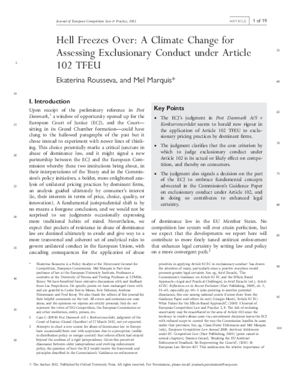 (PDF) Hell Freezes Over: A Climate Change for Assessing Exclusionary ...