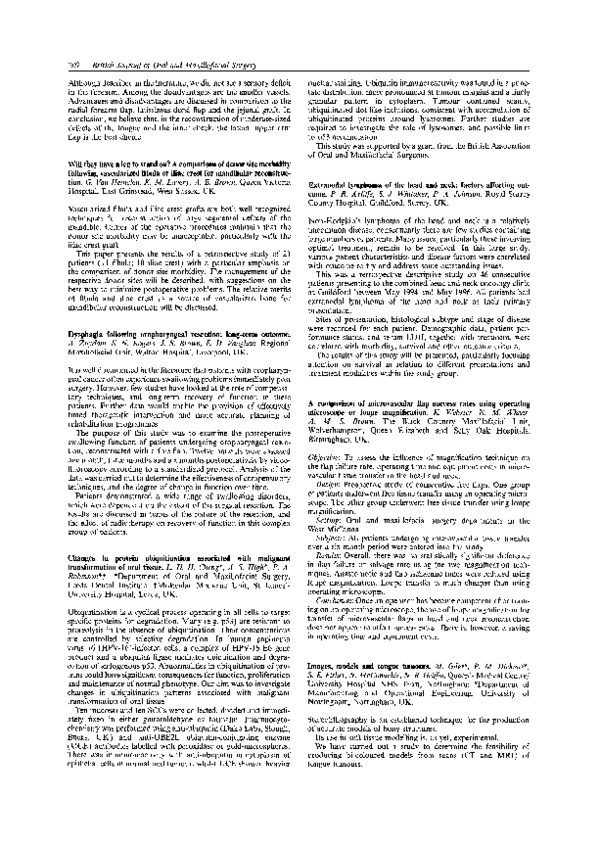 (PDF) Extranodal lymphoma of the head and neck: factors affecting outcome