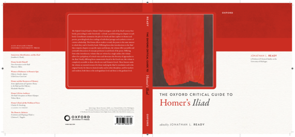 (PDF) OUP Critical Guide to Homer's Iliad cover first proof