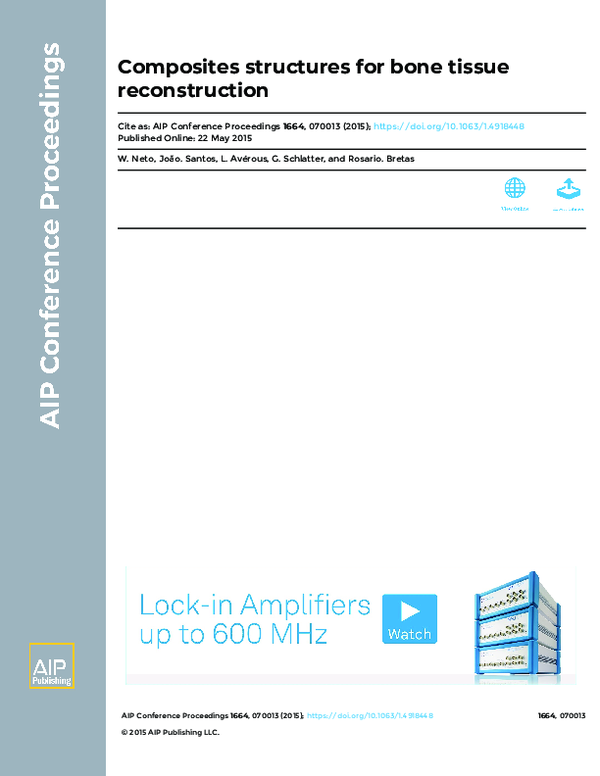(PDF) Composites structures for bone tissue reconstruction