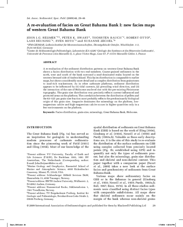 (PDF) A Re‐Evaluation of Facies on Great Bahama Bank I: New Facies Maps ...