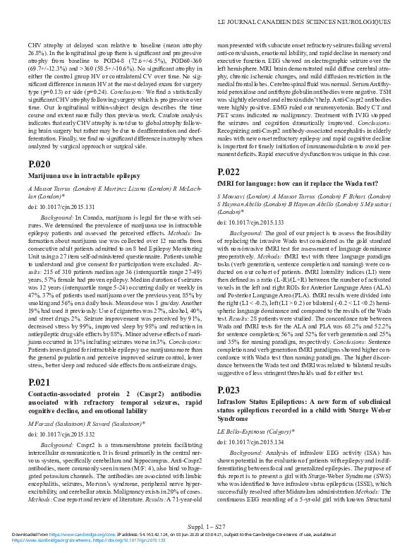 (PDF) fMRI for language: how can it replace the Wada test?