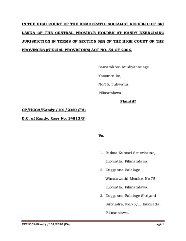 (PDF) Mere user cannot claim prescriptive rights