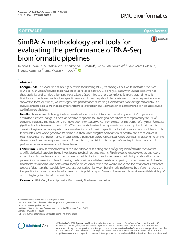 (PDF) SimBA: A methodology and tools for evaluating the performance of ...