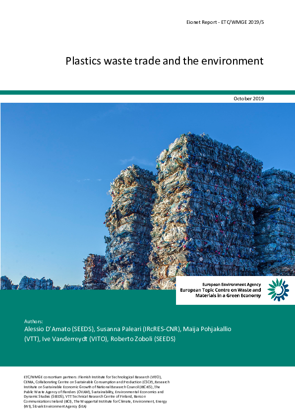 (PDF) Plastics waste trade and the environment