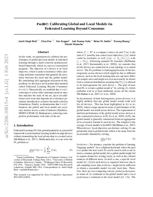 (PDF) FedBC: Calibrating Global and Local Models via Federated Learning Beyond Consensus