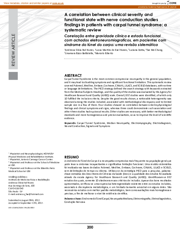 (PDF) A correlation between clinical severity and functional state with nerve conduction studies ...