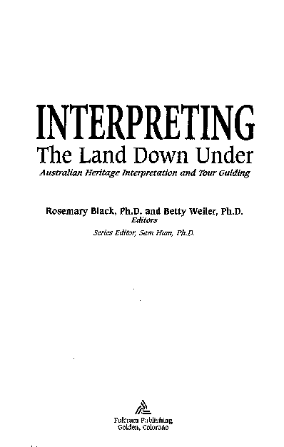 (PDF) Interpreting the land down under: Australian heritage ...