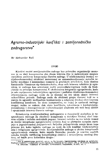 (PDF) Agro-industrial conflicts and agricultural co-operatives
