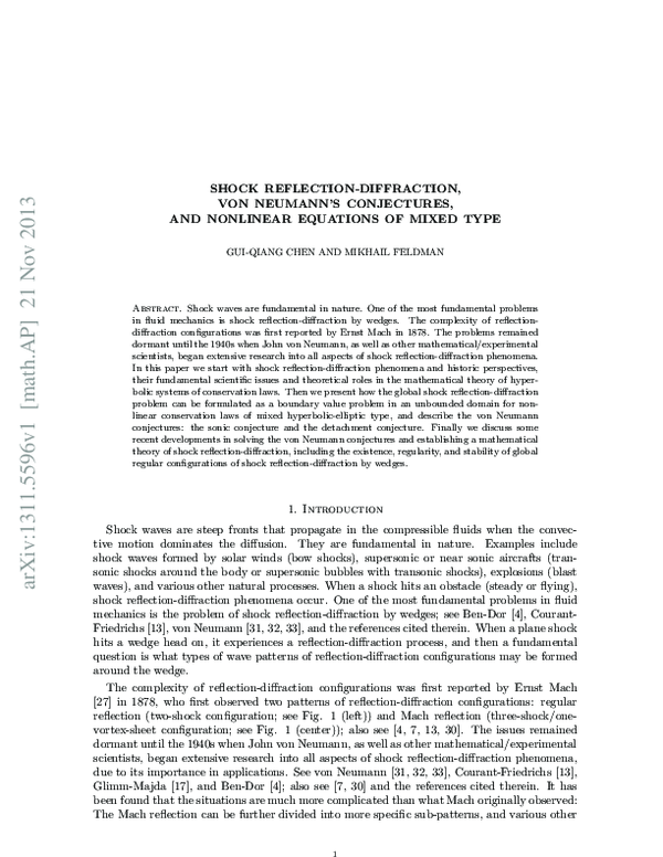 (PDF) And Nonlinear Equations of Mixed Type