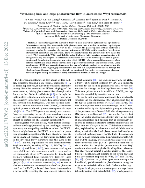(PDF) Visualization of bulk and edge photocurrent flow in anisotropic ...