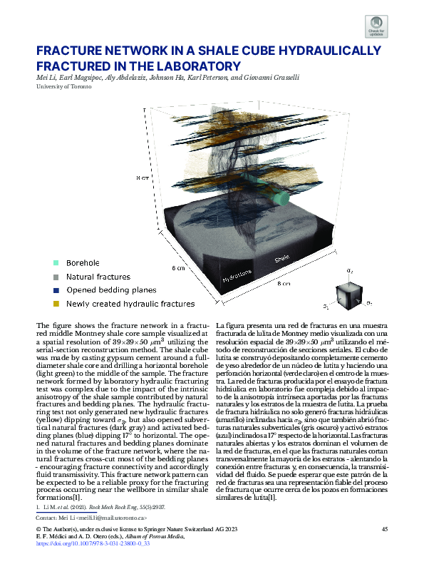 (PDF) Fracture Network in a Shale Cube Hydraulically Fractured in the Laboratory