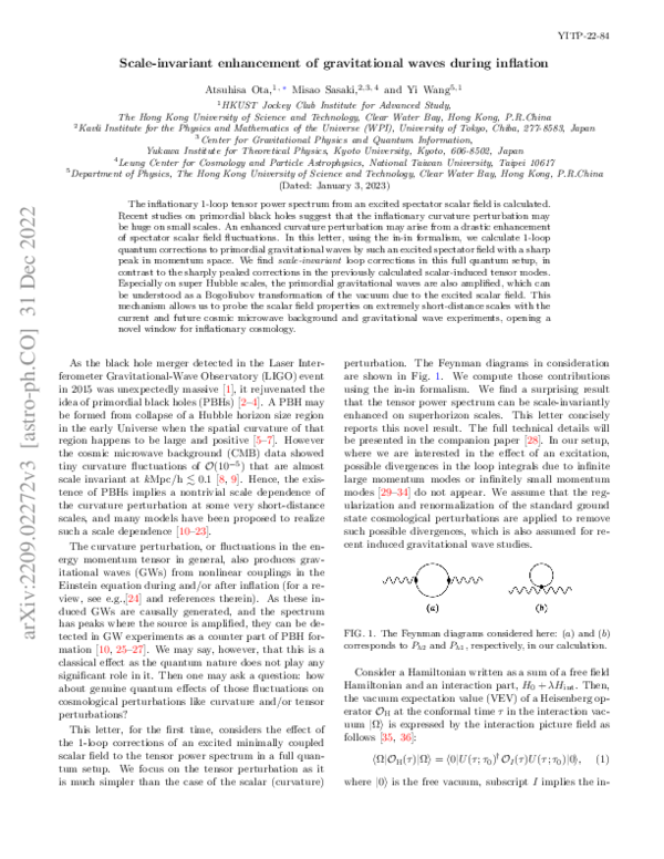 (PDF) Scale-invariant enhancement of gravitational waves during inflation