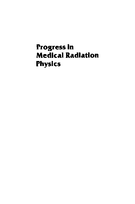 (PDF) Progress in Medical Radiation Physics 2