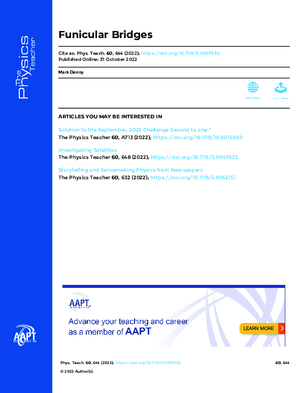 (PDF) Funicular Bridges