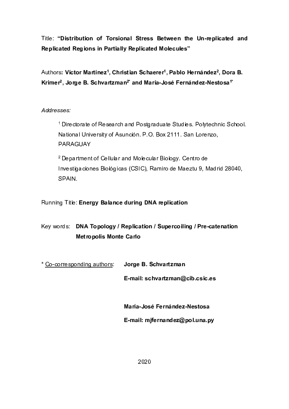 (PDF) Distribution of torsional stress between the un-replicated and ...