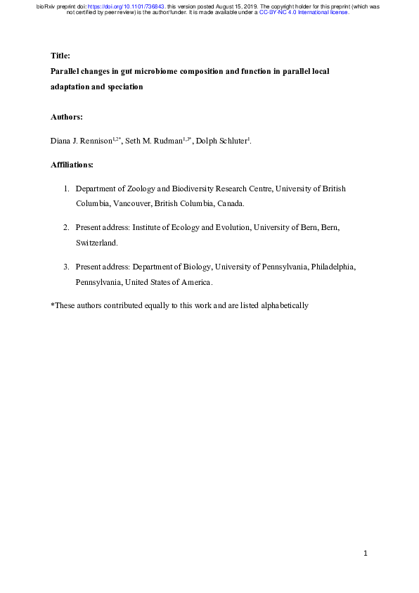 (PDF) Composition and Function of the Gut Microbiome