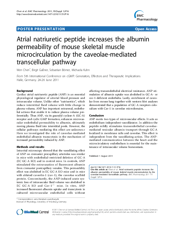 (PDF) Atrial natriuretic peptide increases the albumin permeability of ...
