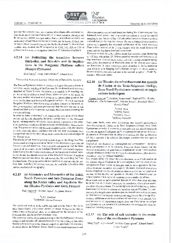 (PDF) The role of salt tectonics in the evolution of the northeastern ...