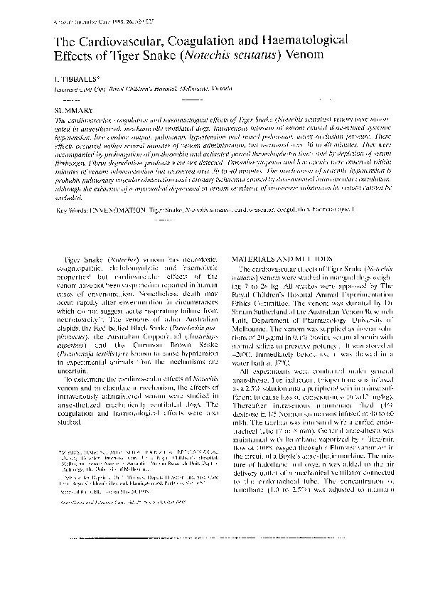 (PDF) Cardiovascular, coagulation and haematological effects of brown ...