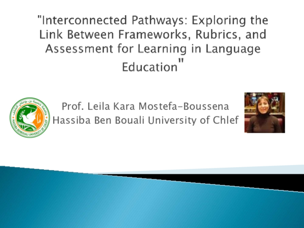 (PDF) "Interconnected Pathways: Exploring the Link Between Frameworks, Rubrics, and Assessment ...