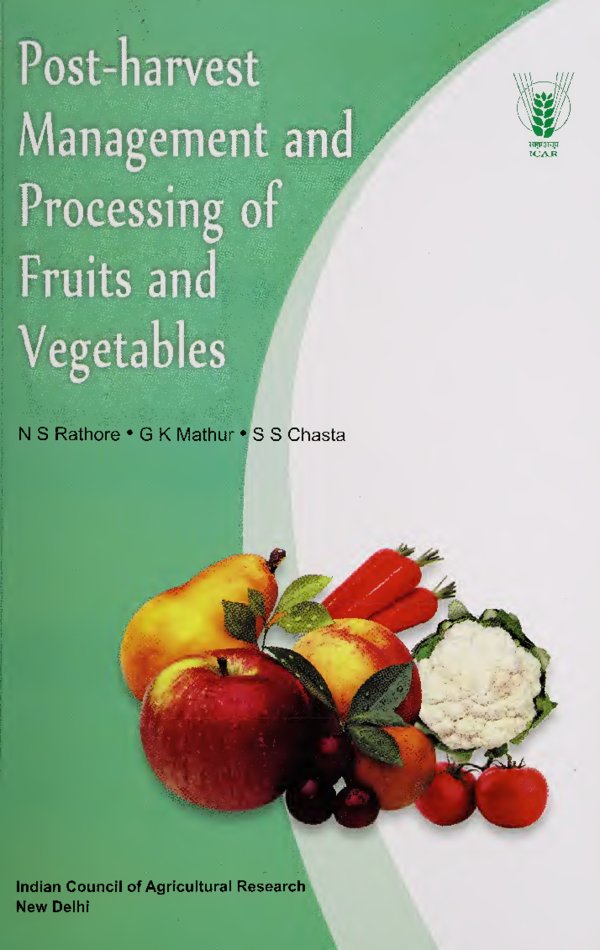 (PDF) Post-harvest management and processing of fruits and vegetables