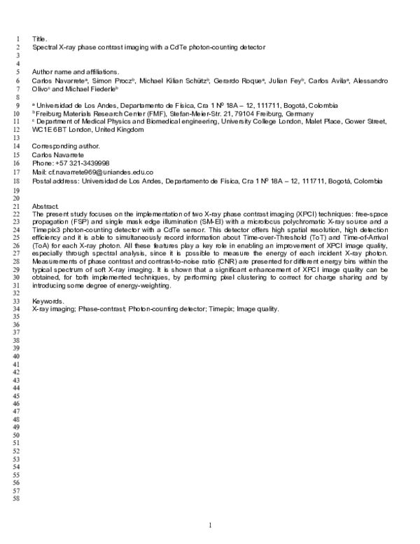 (PDF) Spectral X-ray phase contrast imaging with a CdTe photon-counting ...