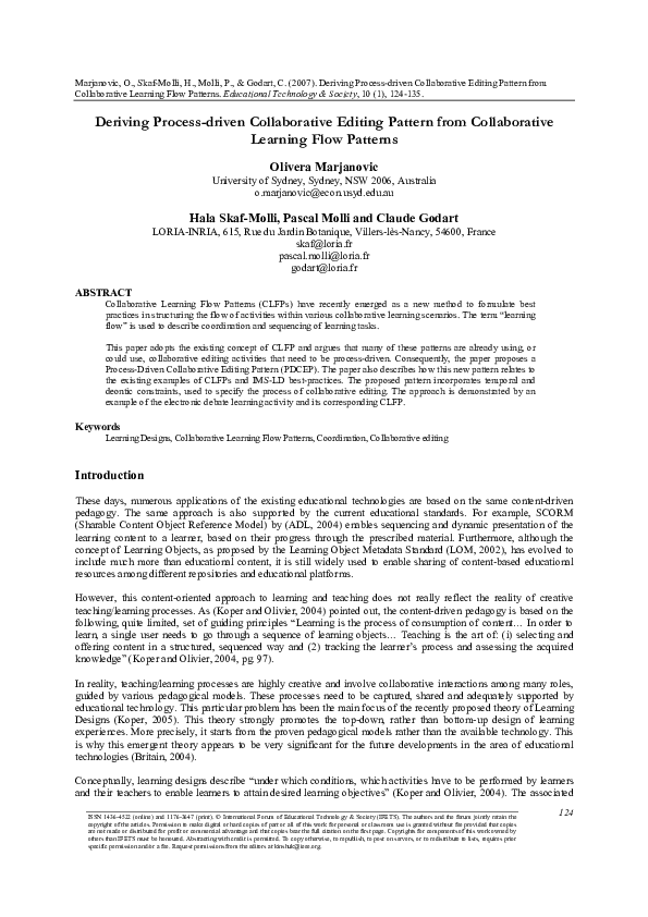(PDF) Deriving Process-driven Collaborative Editing Pattern from Collaborative Learning Flow ...