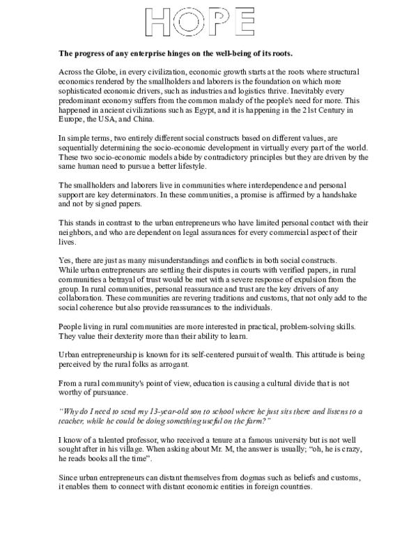 (PDF) Hope