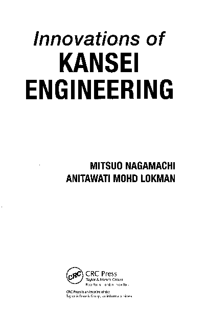 (PDF) Innovations of Kansei Engineering