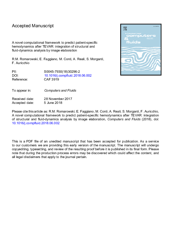 (PDF) A novel computational framework to predict patient-specific hemodynamics after TEVAR ...