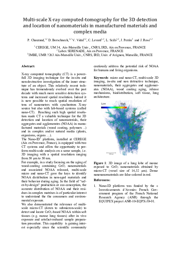 (PDF) Multi-scale X-ray computed-tomography for the 3D detection and location of nanomaterials ...