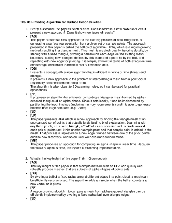 (PDF) The ball-pivoting algorithm for surface reconstruction