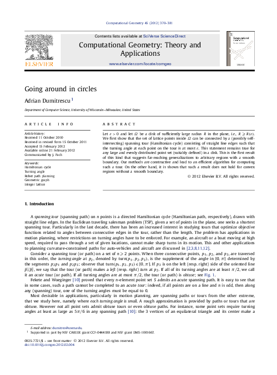 (PDF) Going around in circles