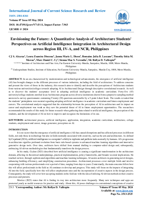 (PDF) Envisioning the Future: A Quantitative Analysis of Architecture ...