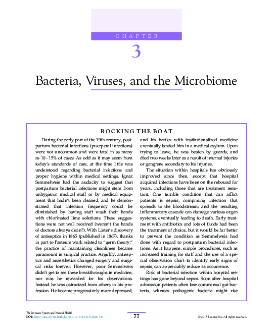 (PDF) Bacteria, Viruses, and the Microbiome