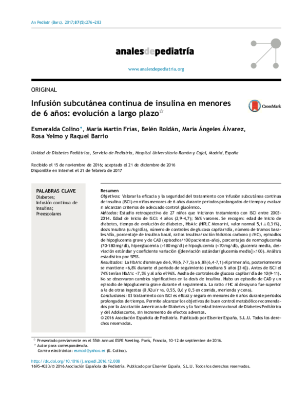(PDF) Infusión subcutánea continua de insulina en menores de 6 años ...