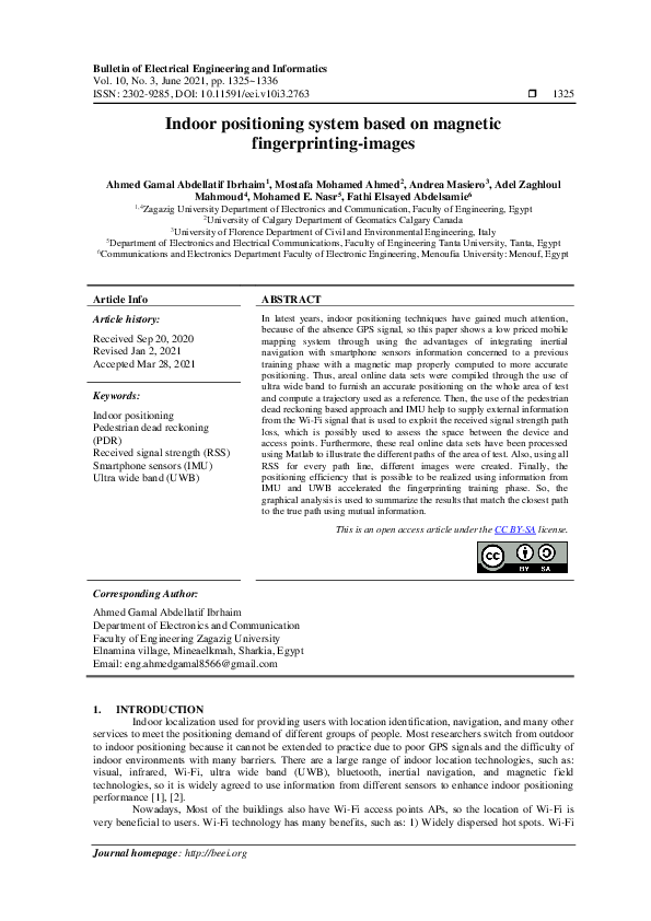 (PDF) Indoor positioning system based on magnetic fingerprinting-images