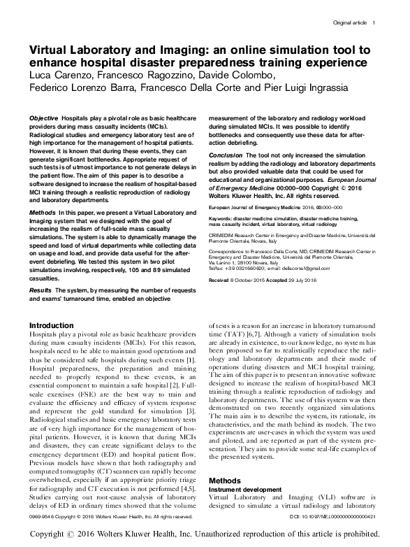 (PDF) Virtual Laboratory and Imaging
