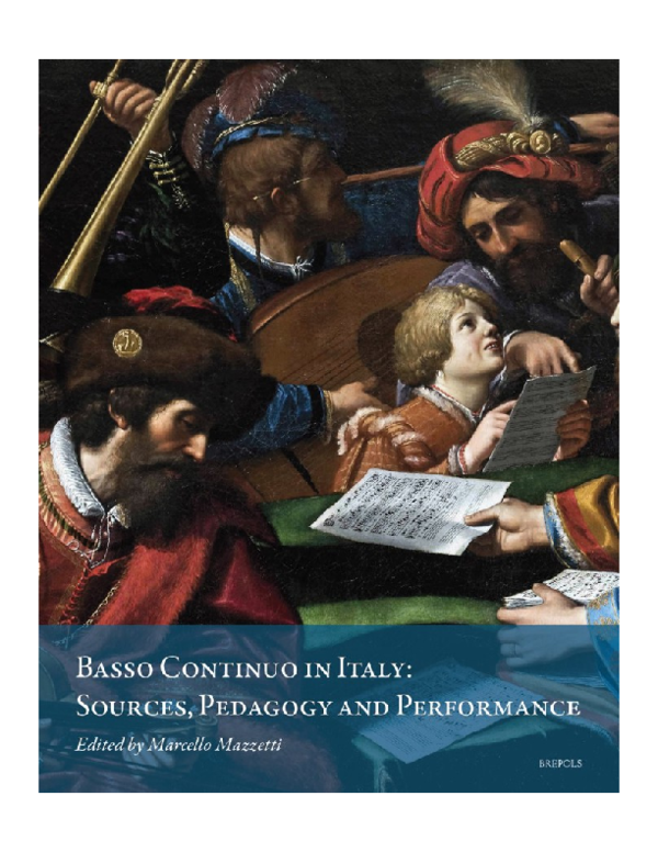 (PDF) The Partimenti of Rocco Greco: Reconstructing the Pedagogical ...